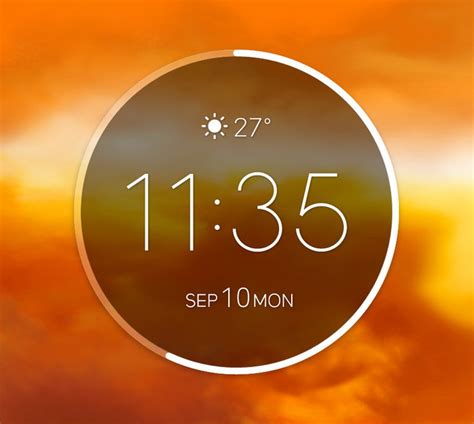 Moto E5 Clock Weather Widget Xwidget For Android