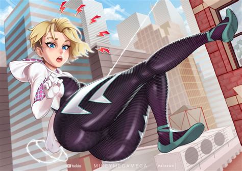 Spider Gwen And Gwen Stacy Marvel And 4 More Drawn By Mikeymegamega Danbooru
