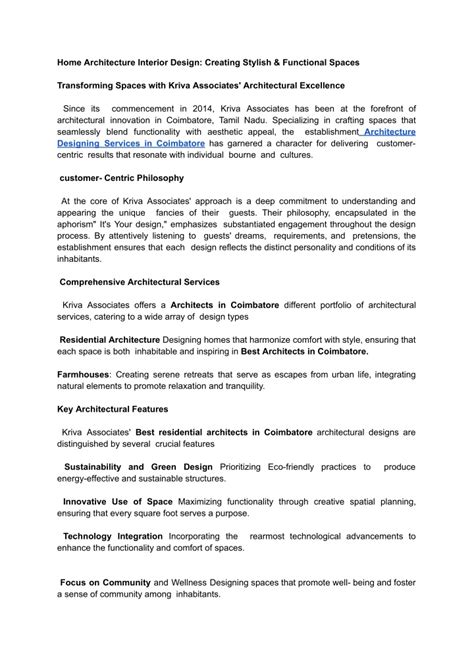 Ppt Home Architecture Interior Design Creating Stylish And Functional Spaces Powerpoint