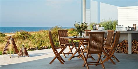 Uteklaffbord Som Skaper En Fleksibel Og Innbydende Uteplass Hulténs