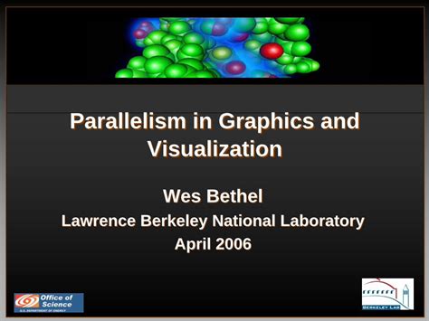 Pdf Parallelism In Graphics And Visualizationdemmelcs267sprwhat