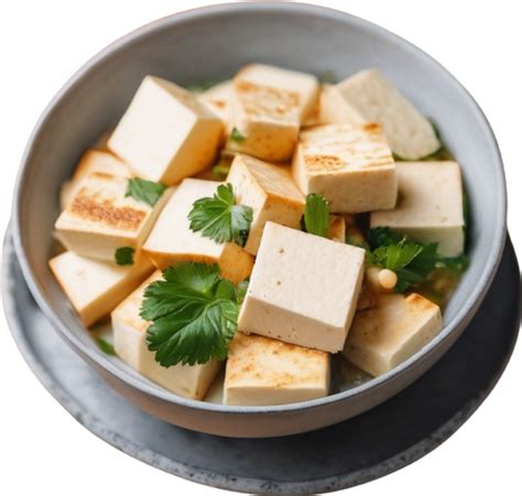 Ai Generated Close Up Photo Of Tofu Food Ai Generated 35194074 Png