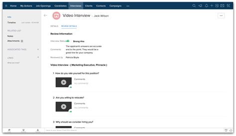 Zoho Recruit Video Interview For Interviewers