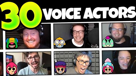 All Brawl Stars Voice Actors Youtube