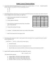 Module 1 Lesson 7 Practice Problems 1 Pdf Module 1 Lesson 7 Practice Problems 1 A Researcher