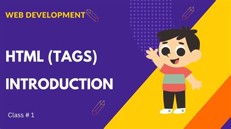 1 html tags introduction web development youtube