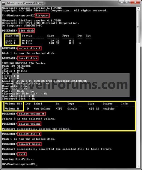 Convert A Dynamic Disk To A Basic Disk Tutorials