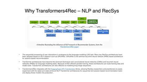 transformers4rec harnessing nlp advancements for cutting edge