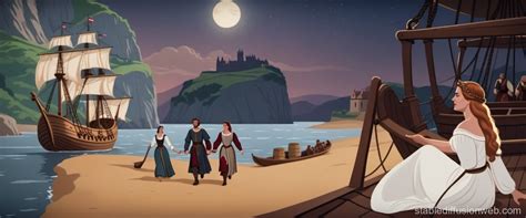 Coerced Women On Ship By Medieval Servant Stable Diffusion Online