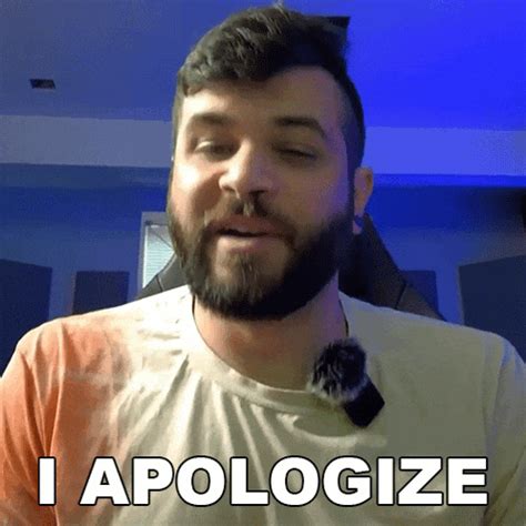 I Apologize Andrew Baena  I Apologize Andrew Baena Pardon Me