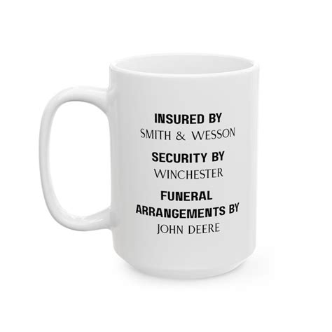 Funny Mug 2nd Amendment Ceramic Coffee Cup Second Amendment Novelty