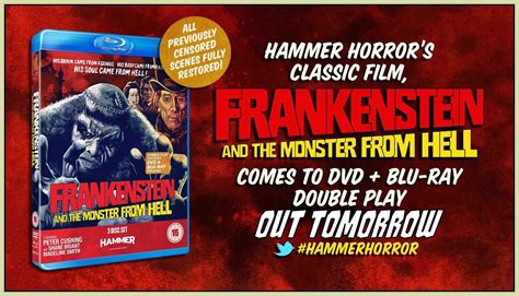 The Black Box Club Hammer Films Frankenstein And The Monster From Hell Blu Ray And Lobby