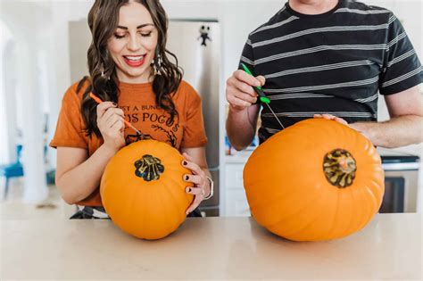 Scary Pumpkin Stencils Free Printable Friday Were In Love