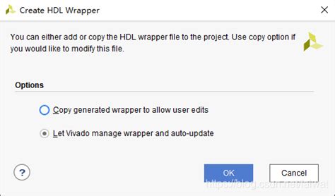 Vivado 开发教程二 使用ip集成器create Hdl Wrapper Csdn博客