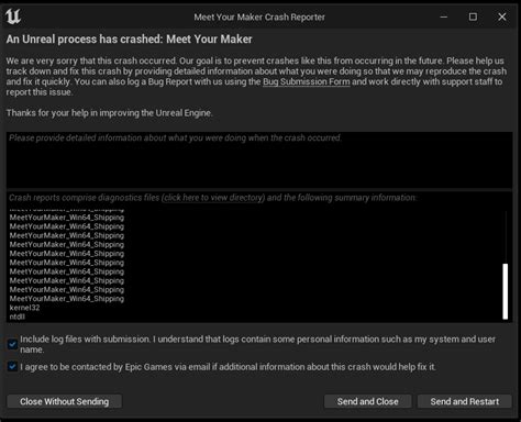 Game Keeps Crashing And Giving Me These Messages Rmeetyourmakergame