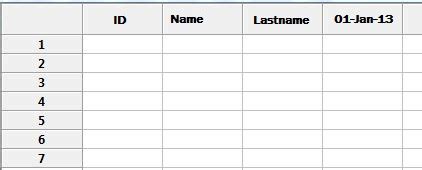 Python How To Set Wxpython Grid Top Headers Stack Overflow