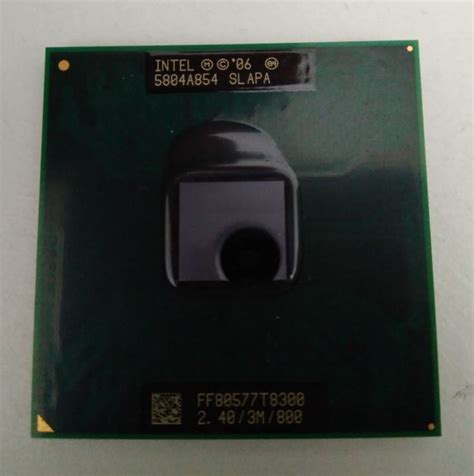 Intel Mobile Core 2 Duo T8300 (2.4GHz, 3MB, 800 MHz), socket P, laptop