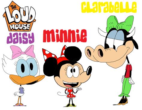 Minnie Daisy And Clarabelle Tlh Style By Josias0303 On Deviantart
