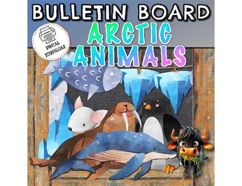 Arctic Animal Bulletin Board Bulletin Board Preschool Arctic Animal