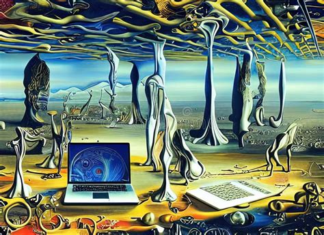 Oracle Developer Job Fictional Work Environment Generative Ai Stock Illustration