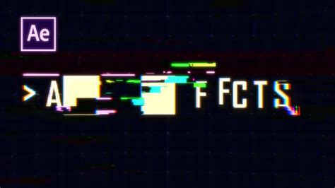 Glitch Effect After Effects Artofit
