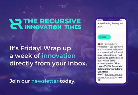 The Recursive On Linkedin Newsletter Startups Innovation Cee Vc Tech