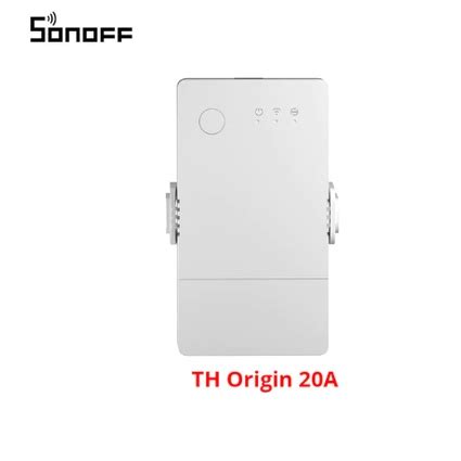 Sonoff TH16 TH20 Origin No LCD 16A 20A Sensor วดอณหภมและความชน WiFi Smart Switch Temp