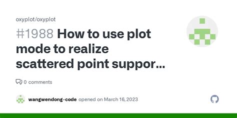 How To Use Plot Mode To Realize Scattered Point Support Dragging