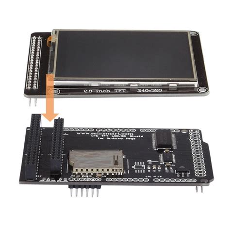 sainsmart 2 8 tft lcd touch screen display 5 tft sd shield for