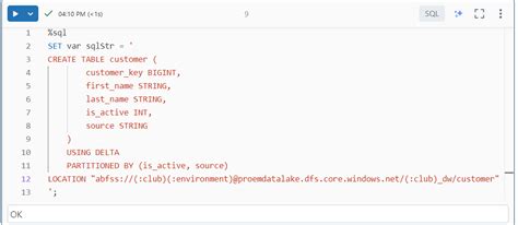 Using A Variable In Dynamic Query In Sql Databricks Warehouse Stack Overflow