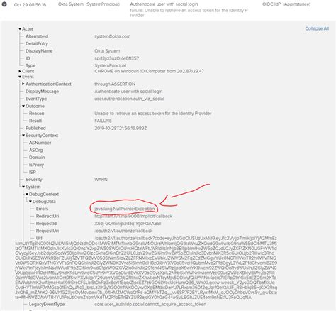 Okta Error With External Idp Questions Okta Developer Community