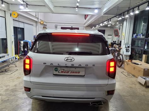 팰리세이드 캘리그라피 스포일러 장착 시공기 네이버 블로그