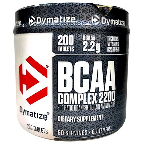 Dymatize Bcaa Complex 2200 Unflavoured 200 Caplets Online In India