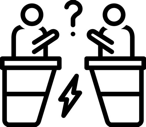 Line Icon For Arguments 15077701 Vector Art At Vecteezy