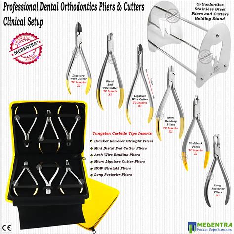 Dental Wire Pliers And Ligature Pin TC Orthodontics Clinical Setup Range