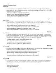 Module Knowledge Check Docx Module Knowledge Checks QUESTION A Babe Is Seen In