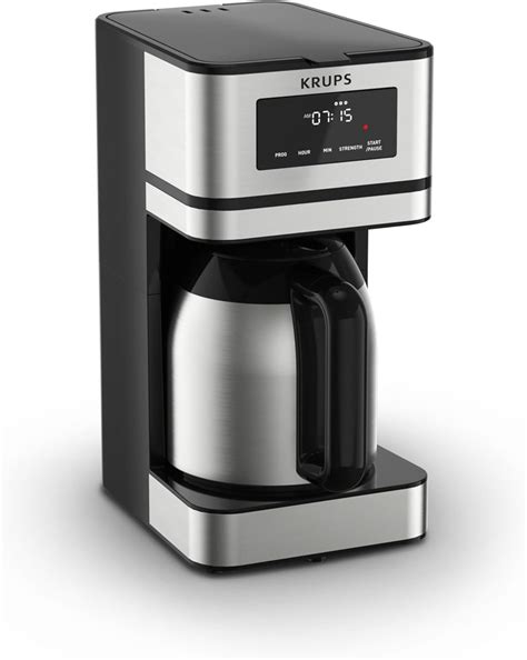 Programmable Thermal Coffee Maker With Timer And Brew Options