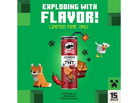 Pringles выпустила ограниченную серию чипсов в честь юбилея Minecraft ...
