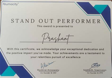 prashanth kokkada on linkedin gratitude achievement standoutperformer numocity 10 comments