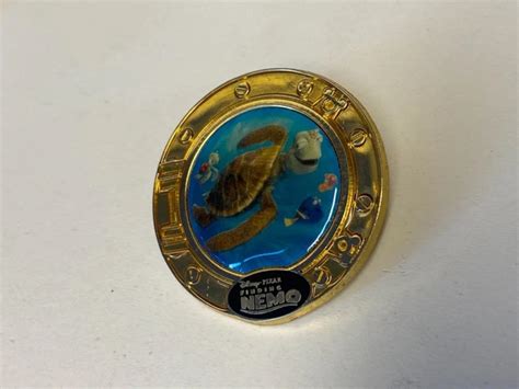 Disney Catalog Pixar Finding Nemo Pre Order Dvd Pin Badge Crush Squirt Dory £9 99 Picclick Uk