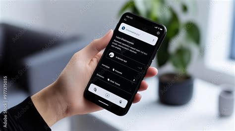 Real Time Language Translation App Ui Sleek Black And White Design