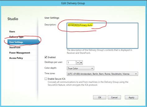 Citrix Storefront KEYWORDS Explained