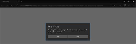 Javascript Linkedin Authentication Window Auto Closes With Prompt In