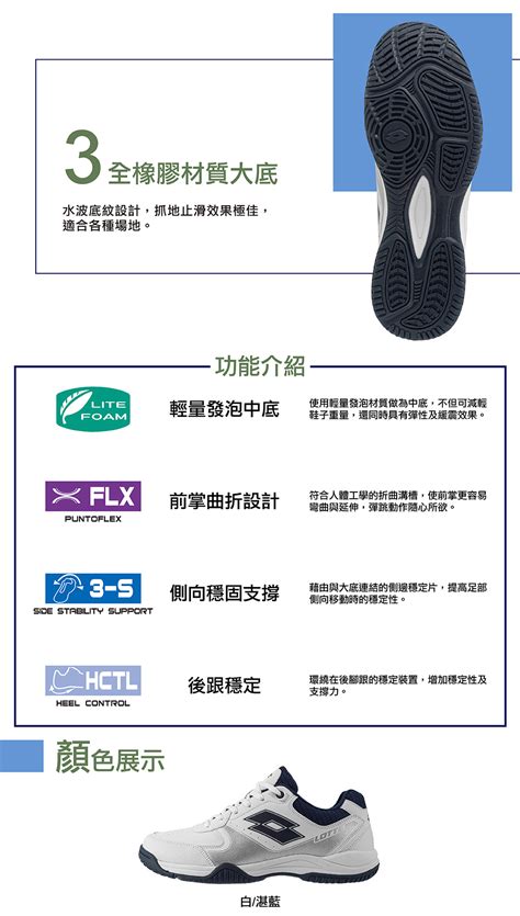 Lotto Space 600 樂得 男 網球鞋 避震 支撐 Lt3amt8576 蝦皮購物