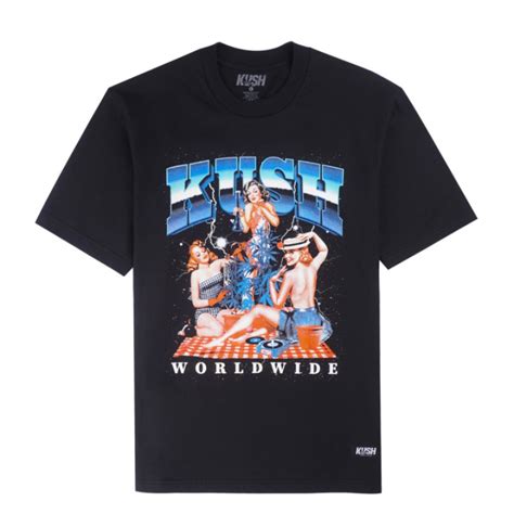 Kush Co Vintage Black T Shirt 100 Cotton Lazada Ph