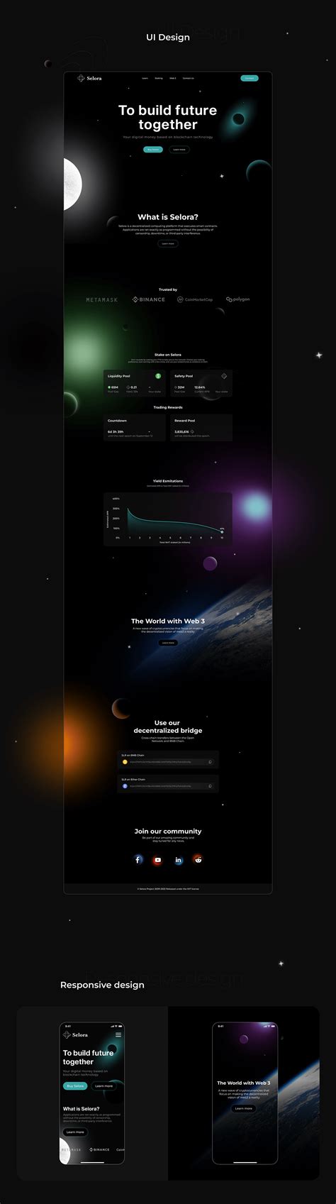 Crypto Defi Landing Page Ui Design On Behance