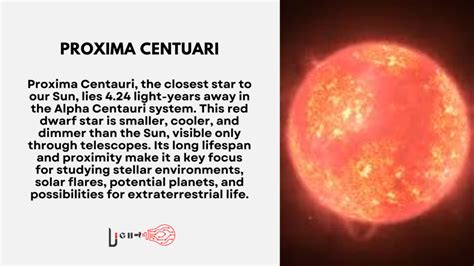 Proxima Centauri The Closest Star To Earth Beyond The Sun