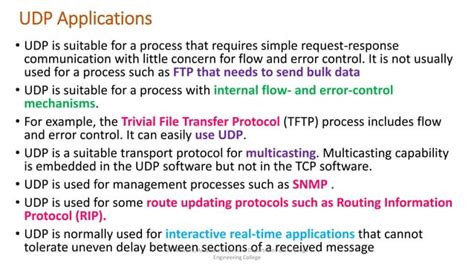 Transport Layer Protocols Tcp And Udp Pptx