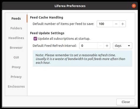 How To Install Liferea Web Feed Reader News Aggregator On Ubuntu
