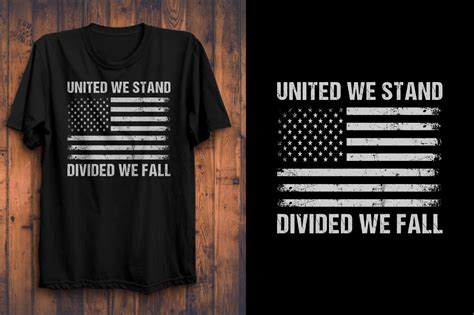 United We Stand Divided We Fall Graphic By Focus T Shirt · Creative